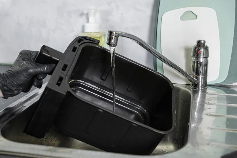 Tough grease will melt off air fryers when you use 2 kitchen staples to ...