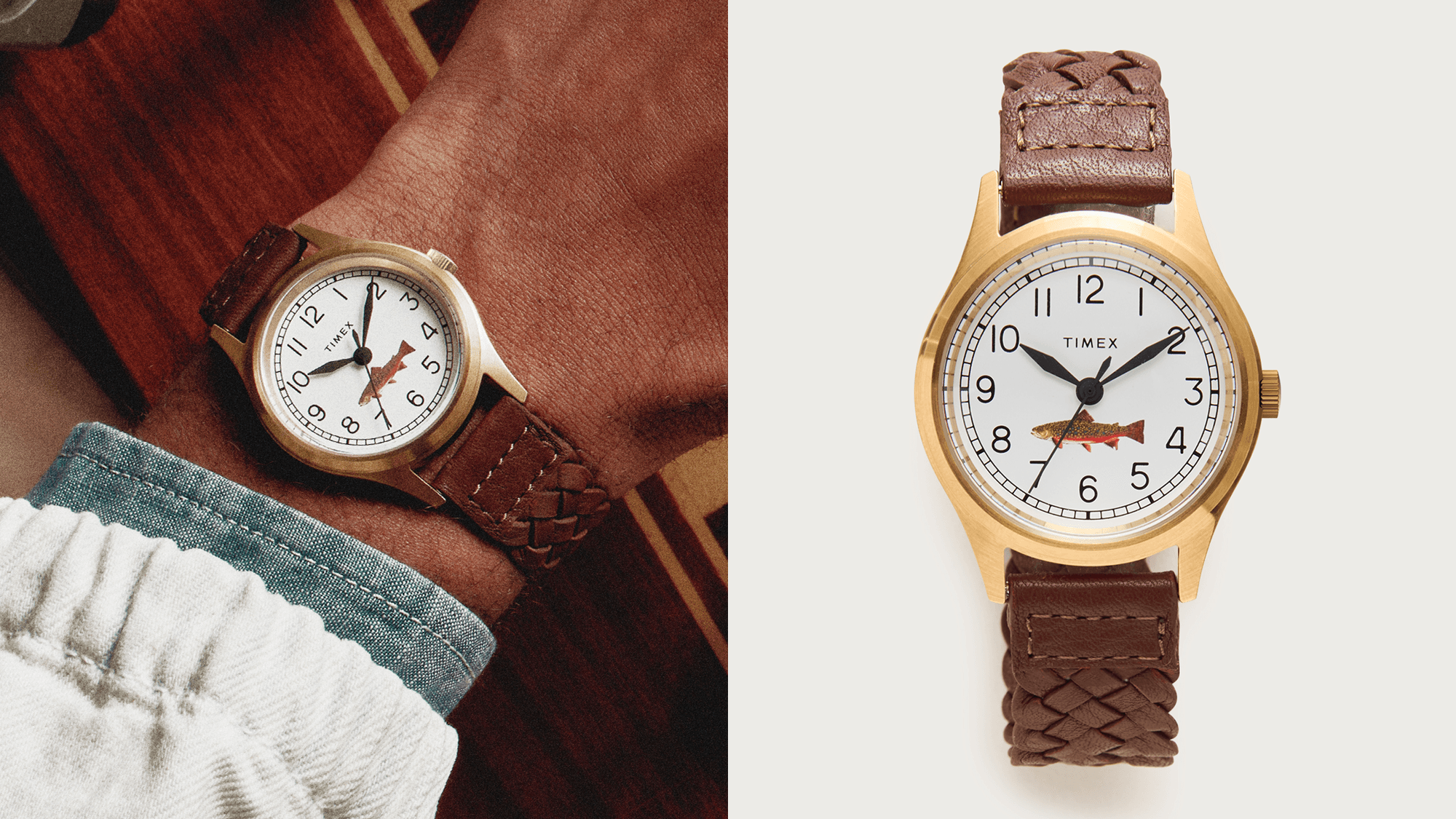 JCrew and Timex’s new trout-dial watch is certified menswear bait
