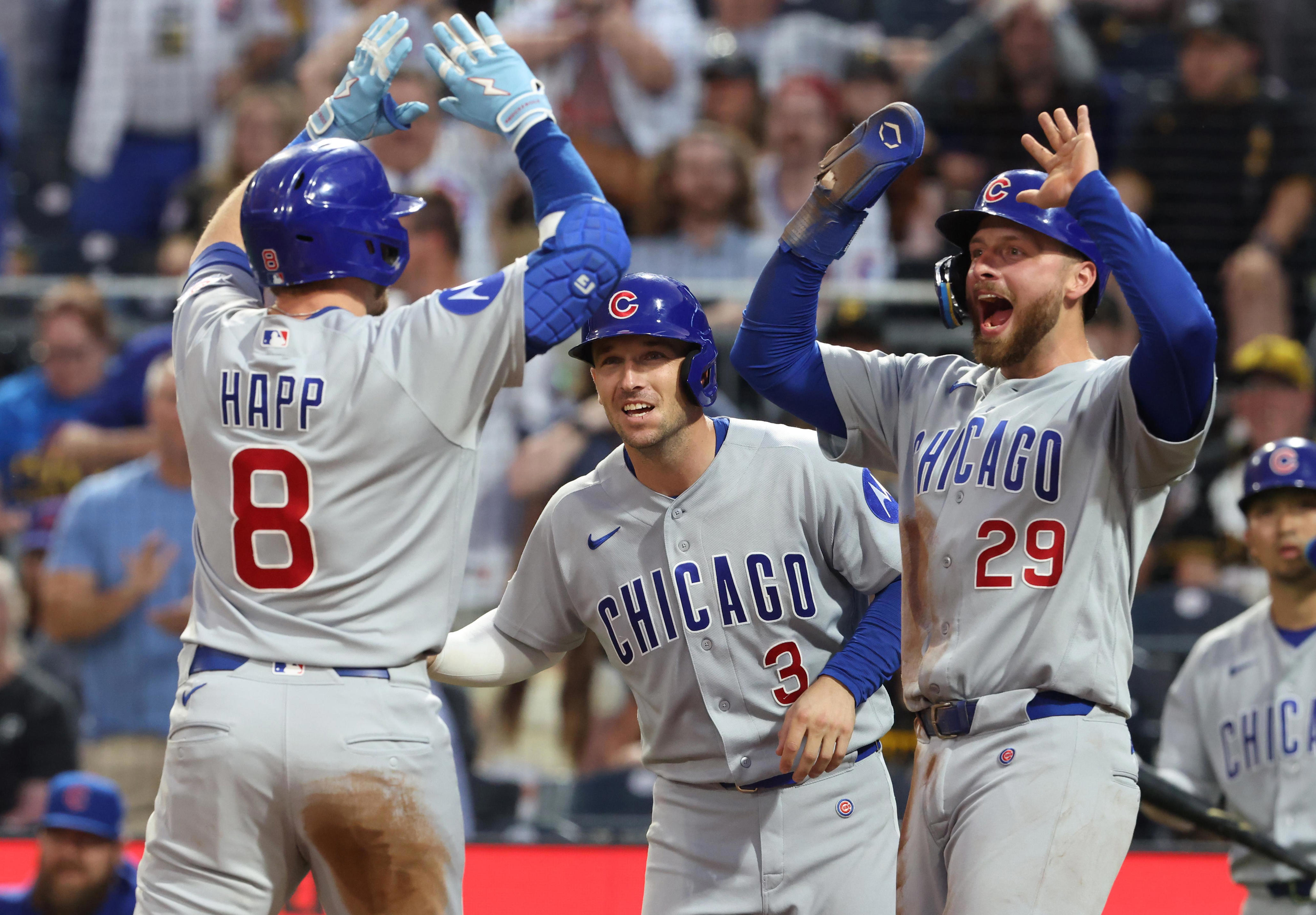 Cubs 10, Pirates 4: Ian Happ and Michael Conforto homer and the long ...