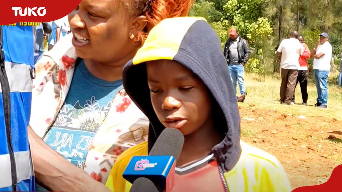 Utumishi Girls fire: Little boy overwhelmed with gratitude after ...