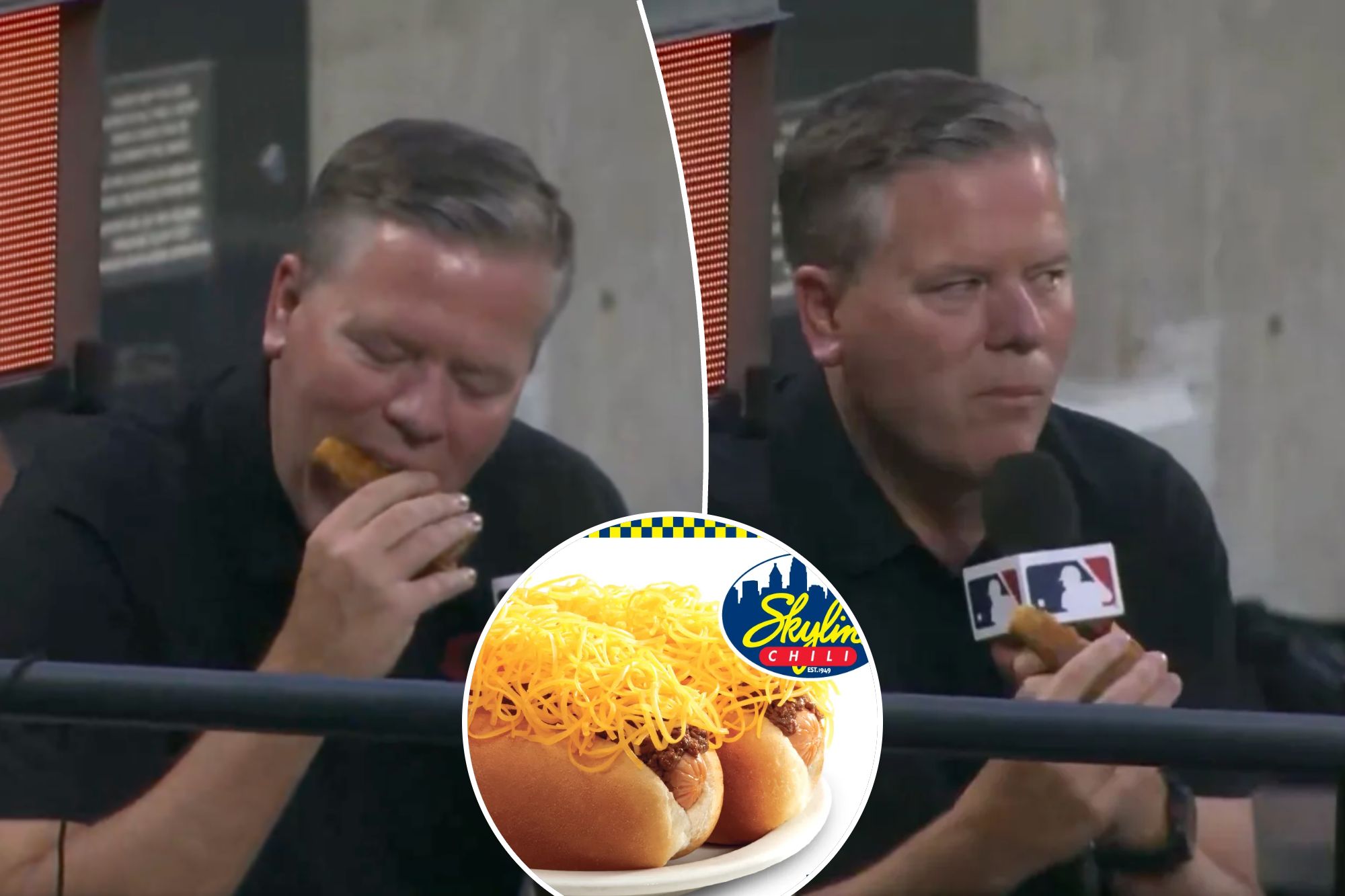 Reds reporter eats Skyline Chili egg roll at Citi Field — it doesn’t go ...