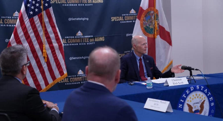 Florida Sen. Rick Scott tallies up supply chain fears at Tampa roundtable