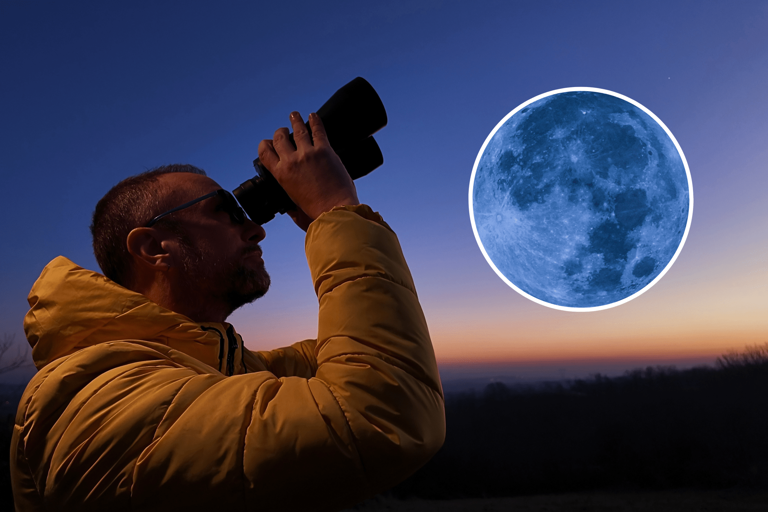May’s rare blue moon: what is it and how to see it this weekend