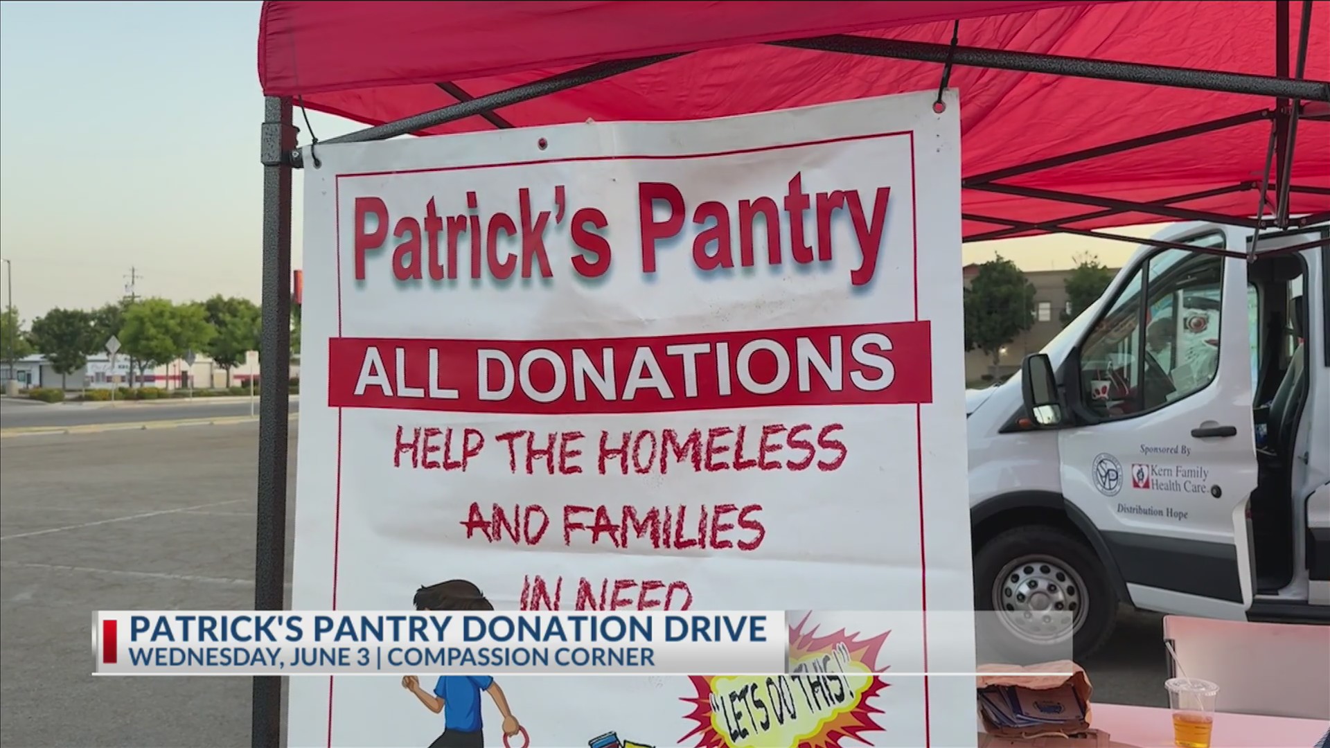 Patrick's Pantry donation drive set for June 3 at Compassion Corner