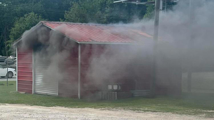 Washington County metal storage building catches fire, sheriff's office ...