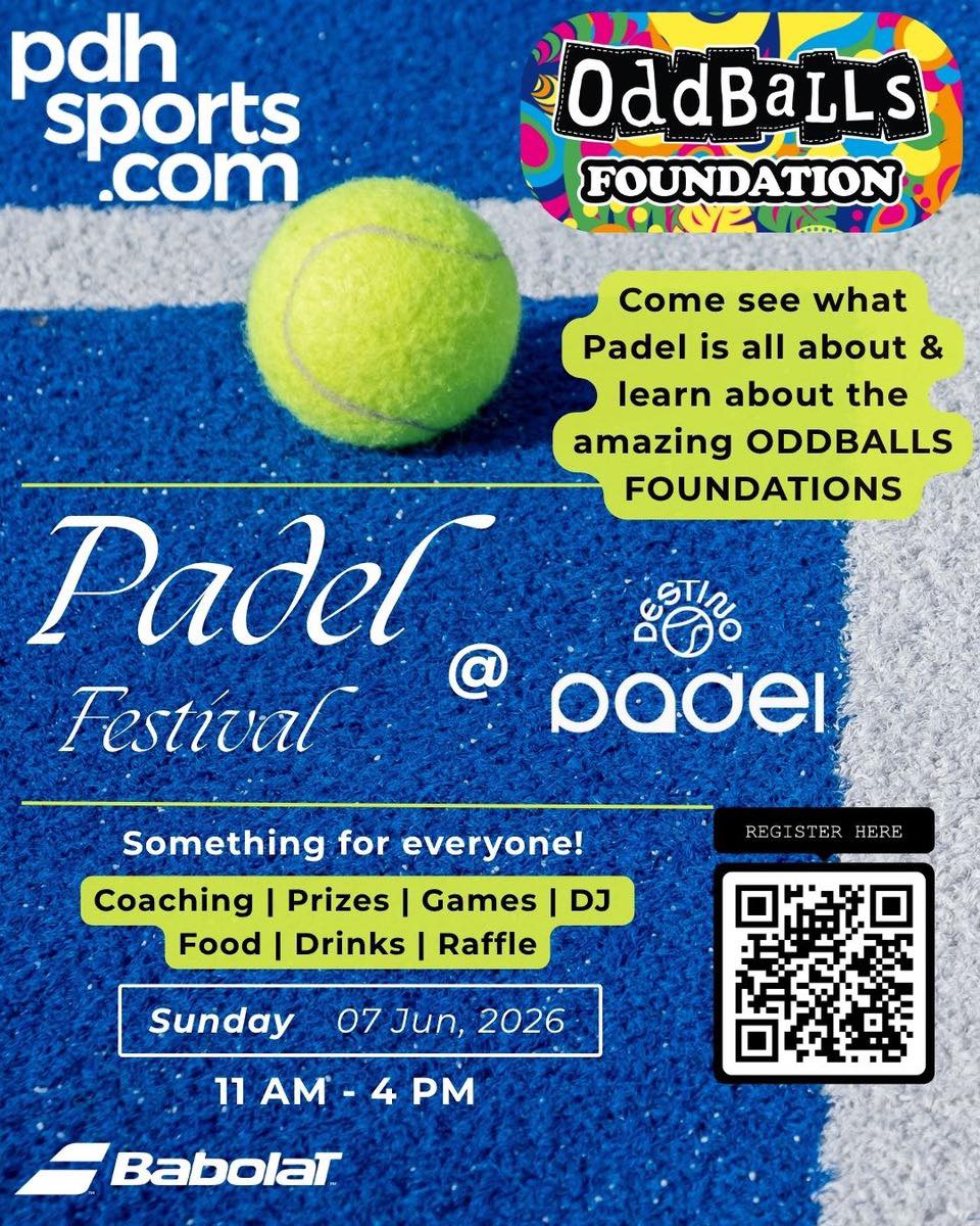 Pants, padel and prize draws: inside Destino’s first charity festival