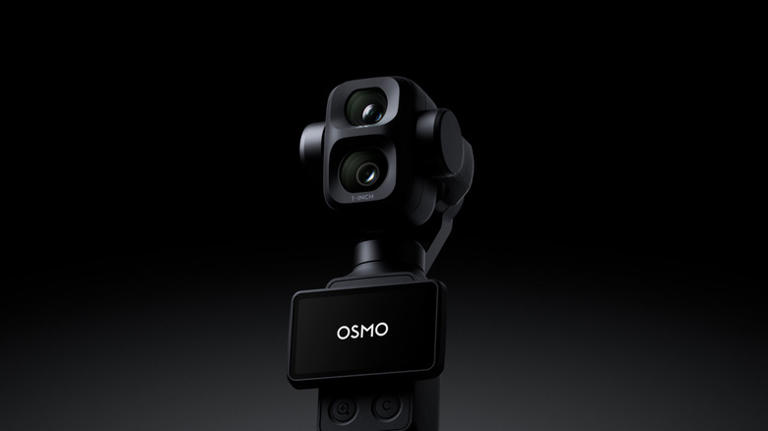 DJI teases the dual-camera Osmo Pocket 4P gimbal