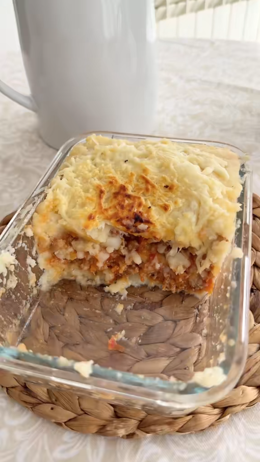 Receta exprés de timbal de patatas cocidas