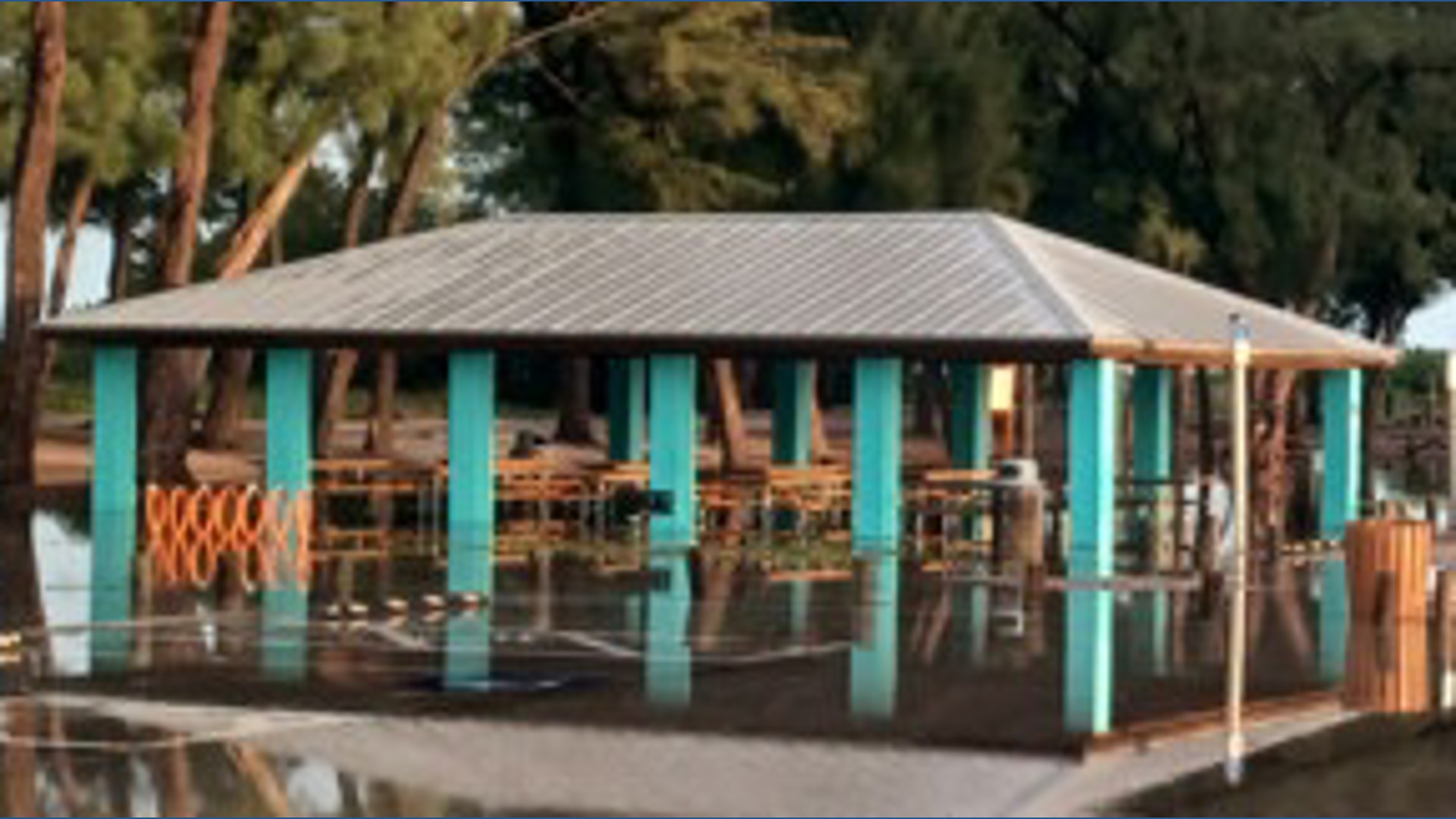 Coquina Beach flooded