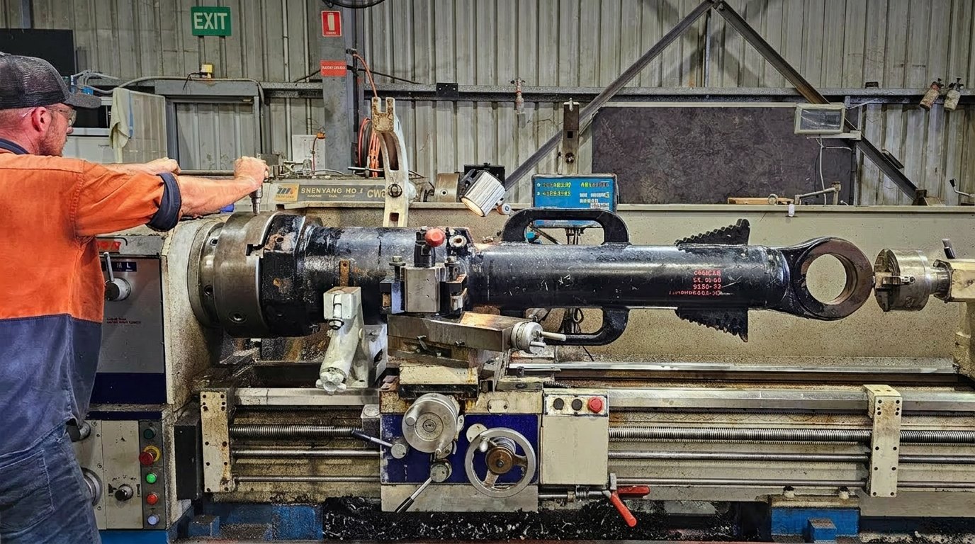 Restoring a worn cylinder barrel