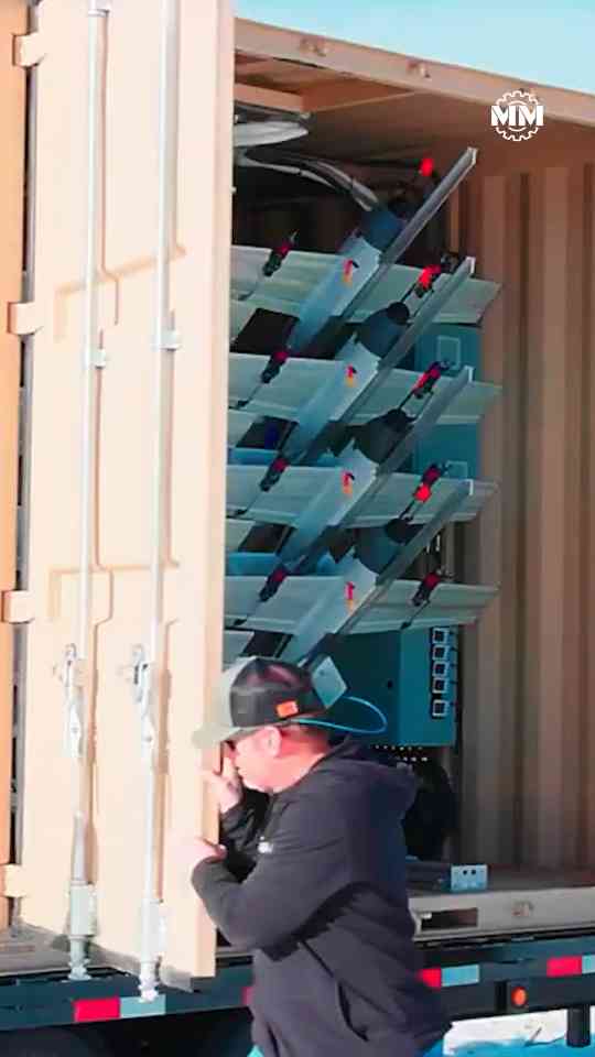 This cargo box hides 100 attack drones