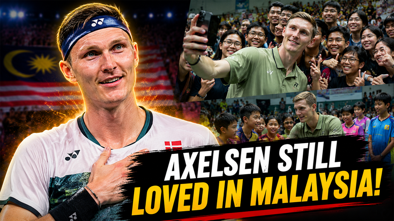 Viktor Axelsen’s emotional fan moment after retirement