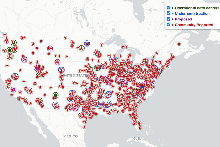 Erin Brockovich launches map to track controversial AI data centers ...
