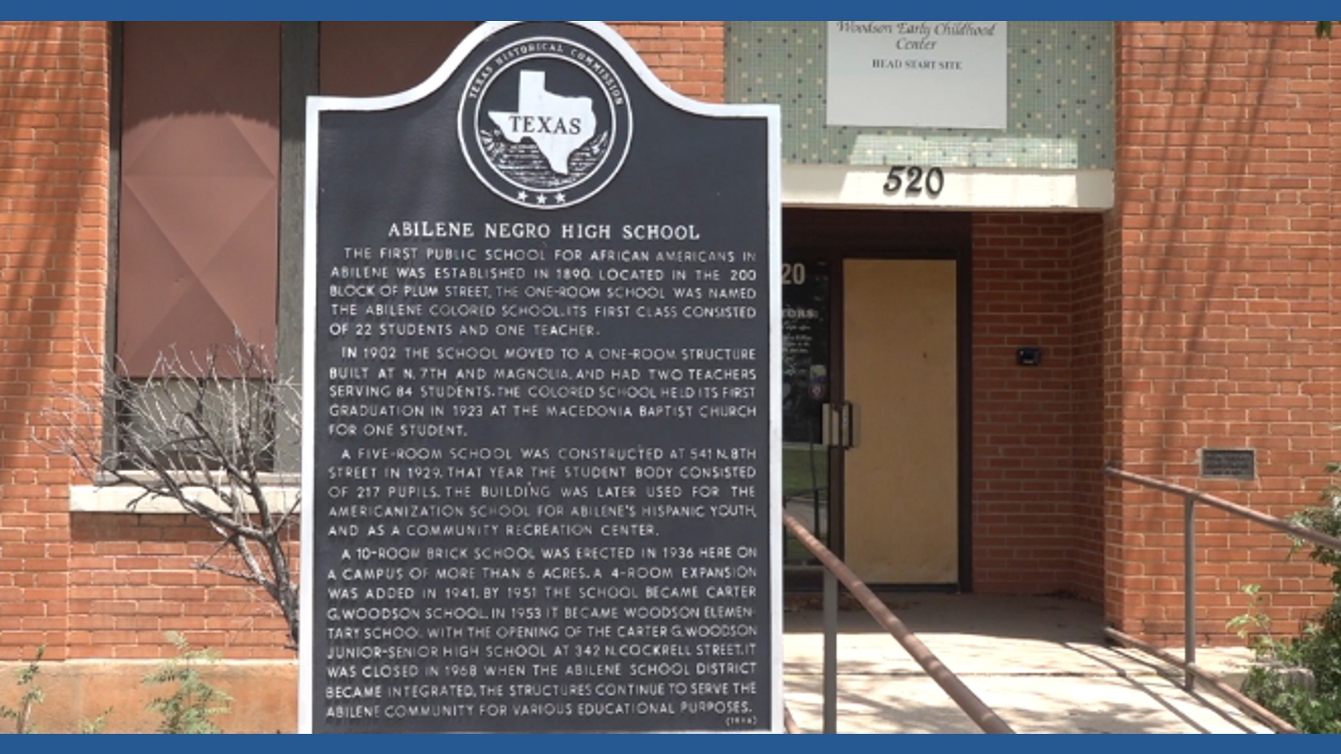 Group works to restore historic Woodson Elementary School in Abilene