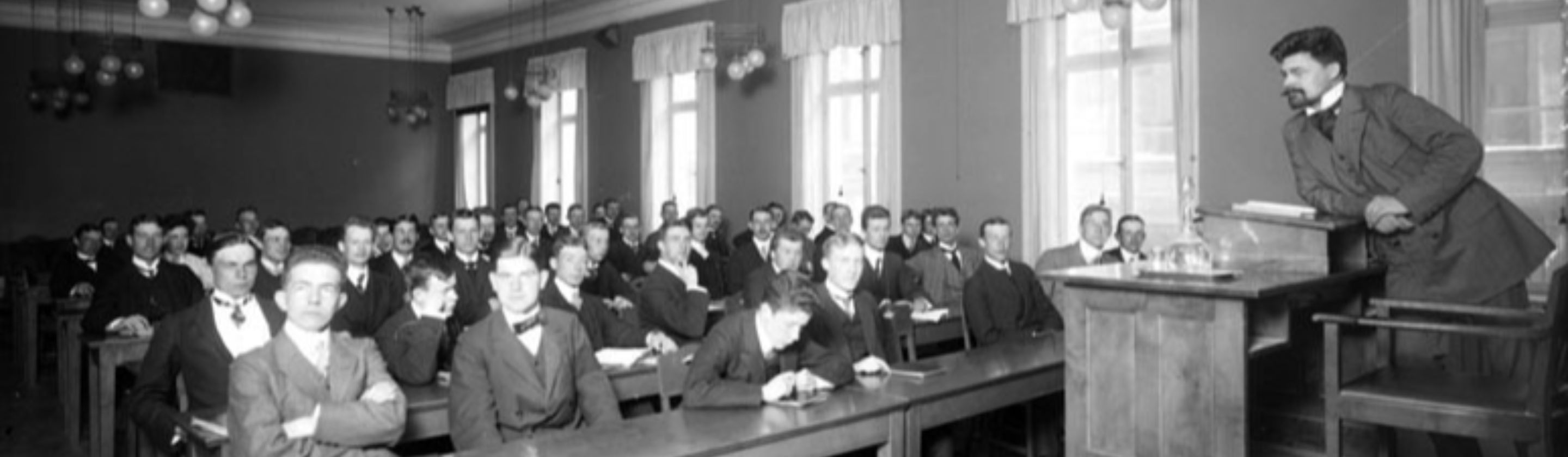 What school was like hundreds of years ago