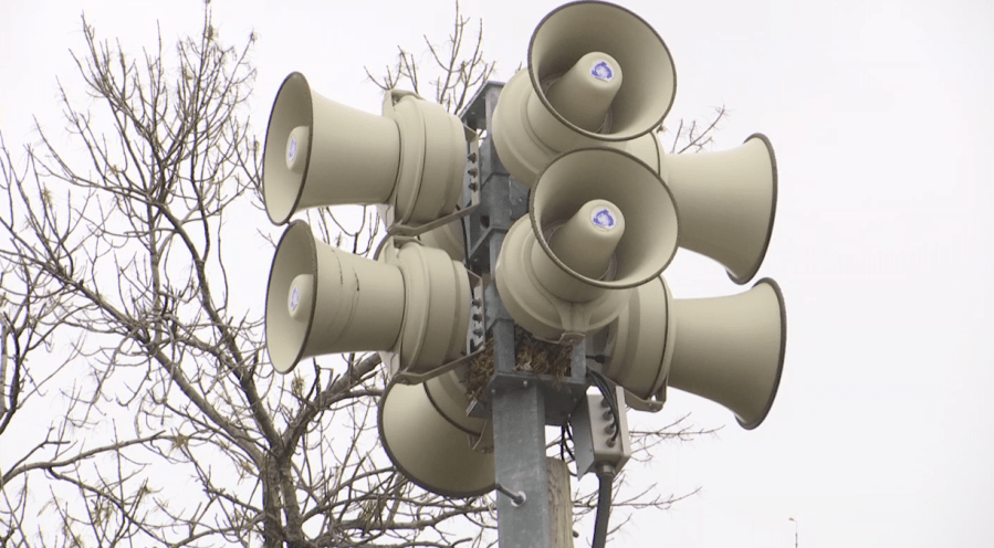 Outdoor warning siren system test scheduled in Burleigh County