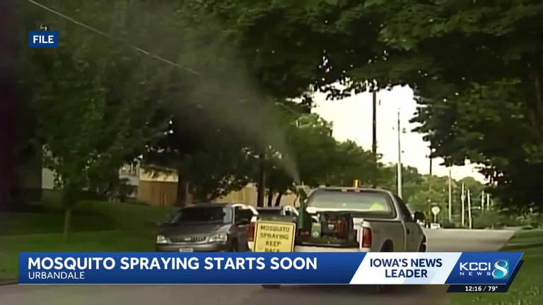 Mosquito spraying starts next week in Urbandale