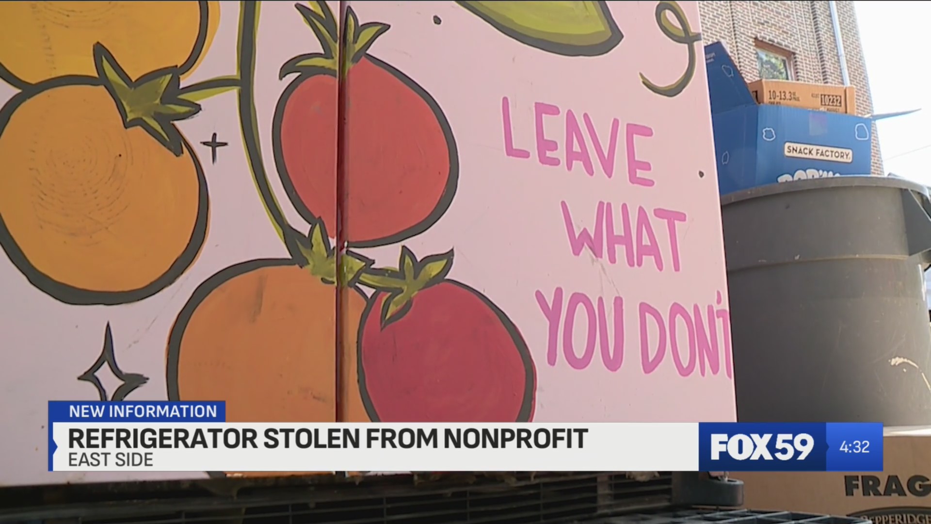 Community fridge stolen: Local nonprofit seeks to recoup losses