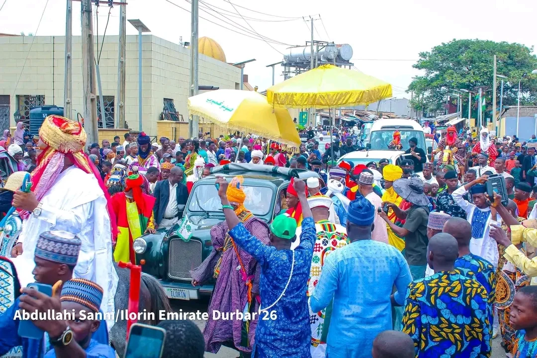 Photos: AbdulRazaq, Emir of Ilorin lead thousands at Kwara Durbar