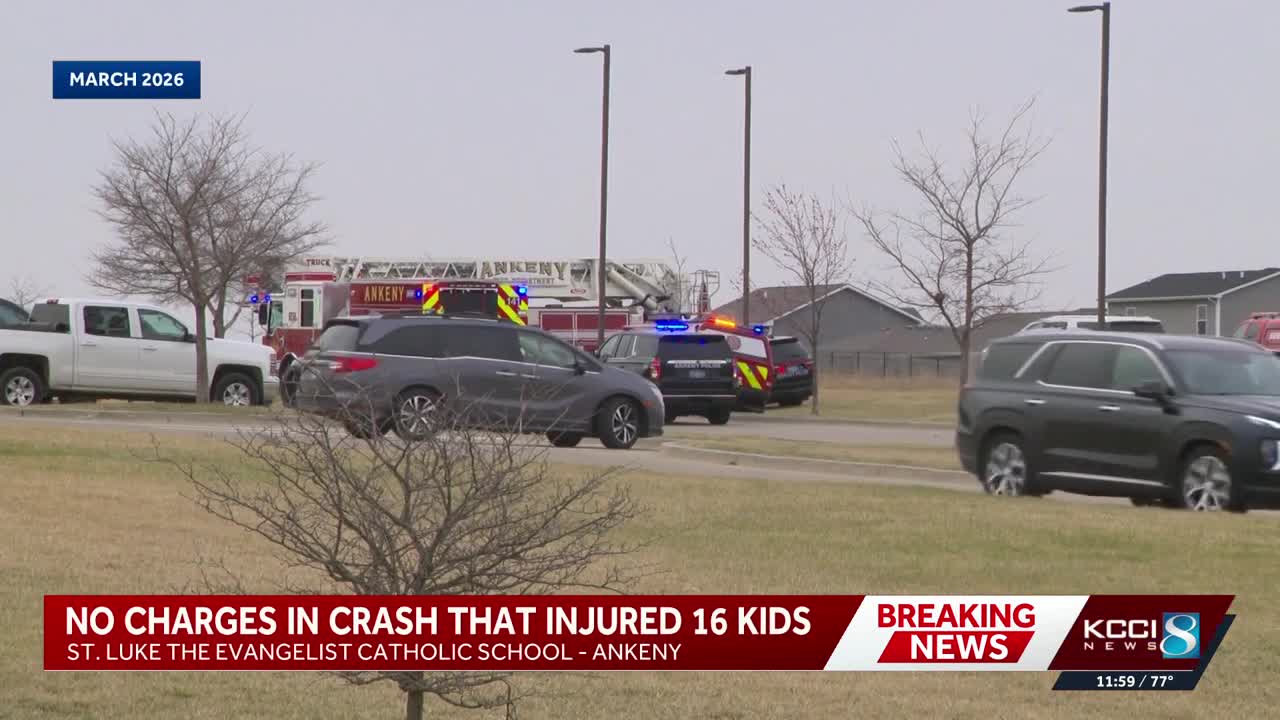Ankeny police: No charges in crash that injured 16 children in school ...