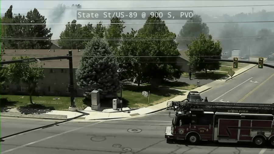 Traffic alert: Heavy smoke seen, road closed, residents displaced from ...