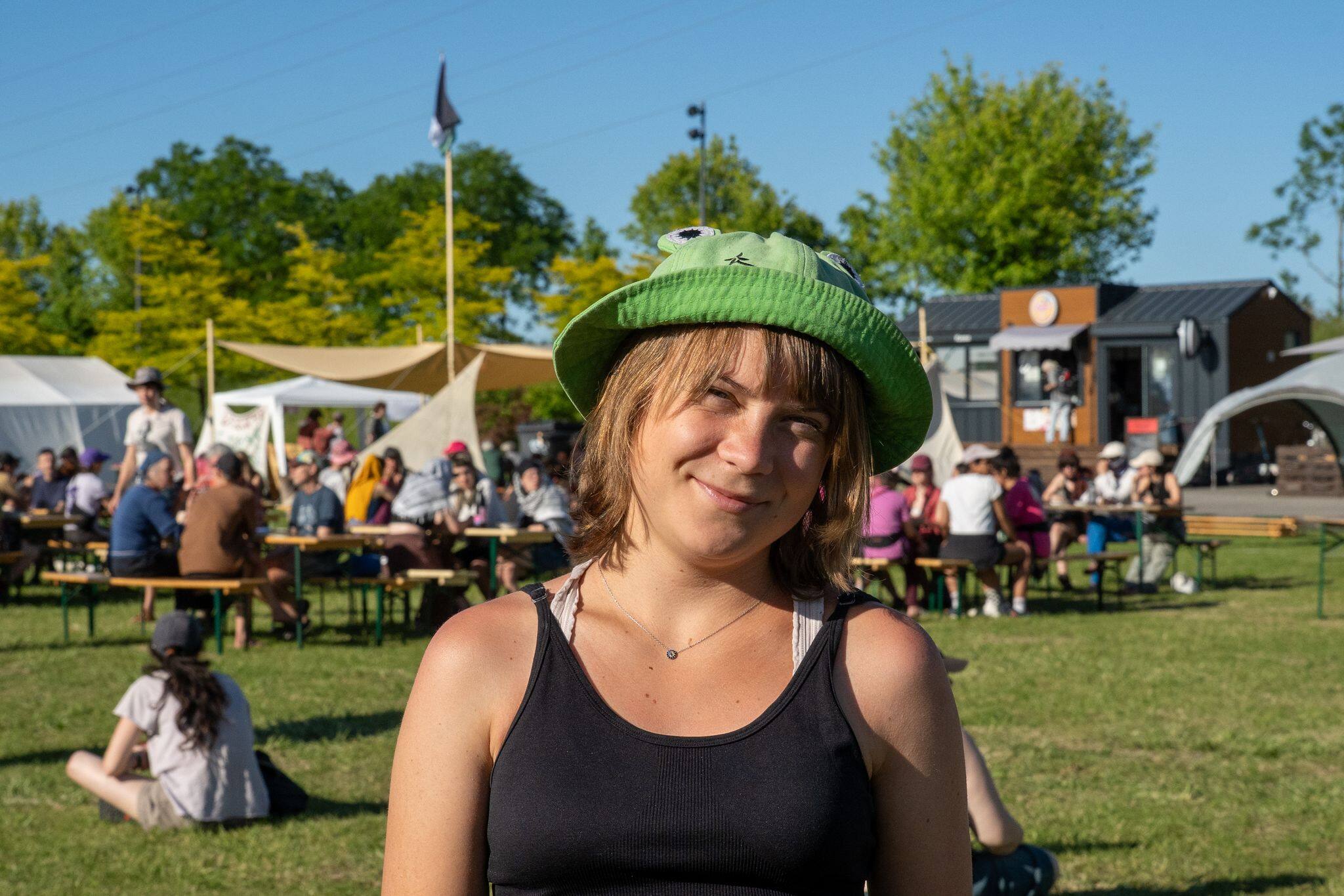 Greta Thunberg bei Klimacamp in Hamm