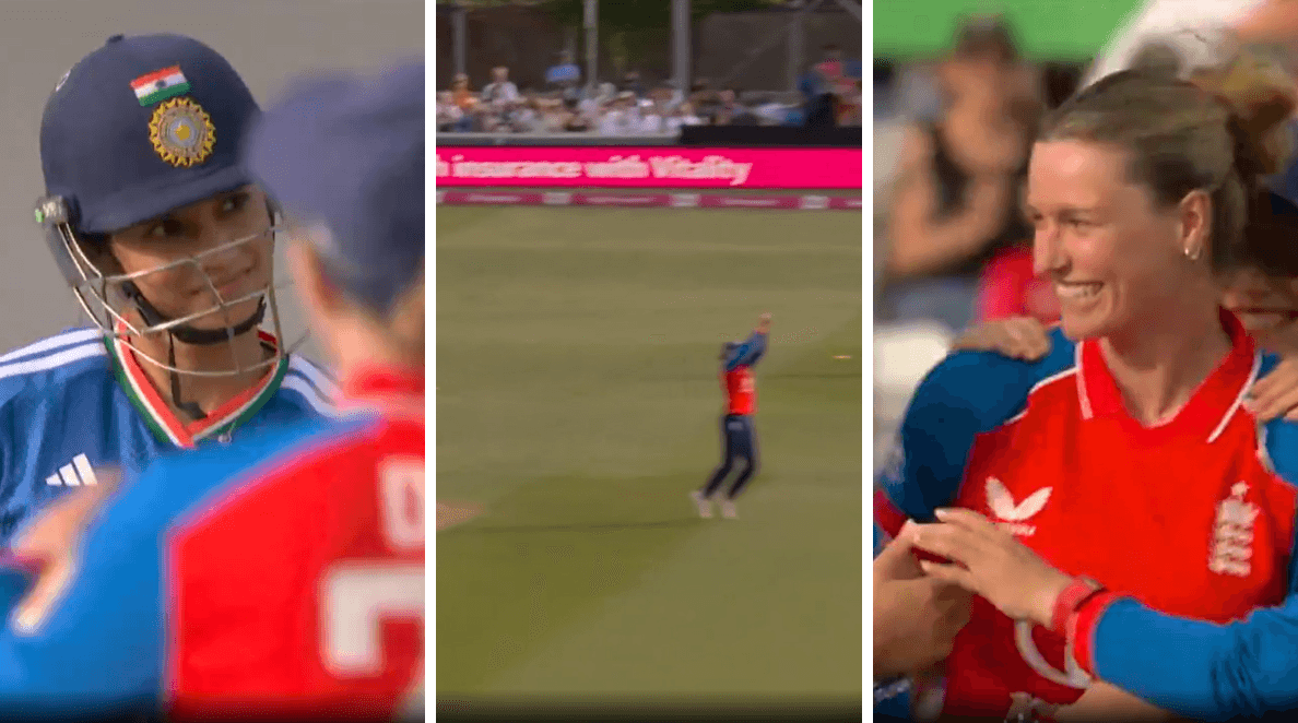 Watc: Charlie Dean takes sharp catch as India skipper Smriti Mandhana ...
