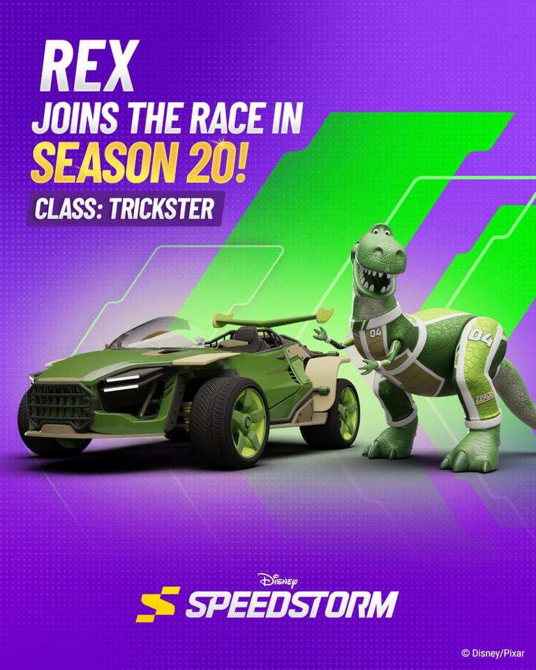 Rex llega a Disney Speedstorm y la temporada 20 cambiará las carreras ...