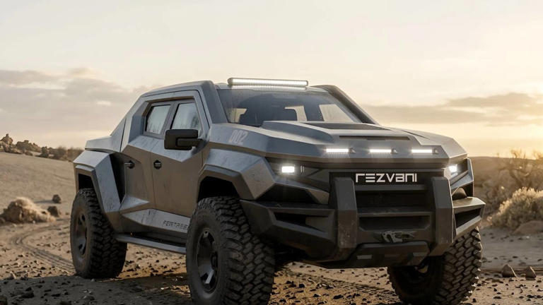 Rezvani Fortress is a $285,000 Ford Raptor with armor and 850 HP