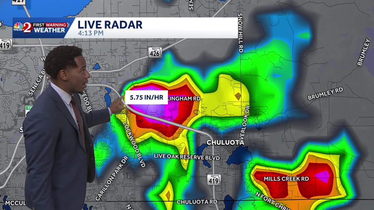 Chopper 2 shows tropical downpours in Central Florida | Prolonged ...