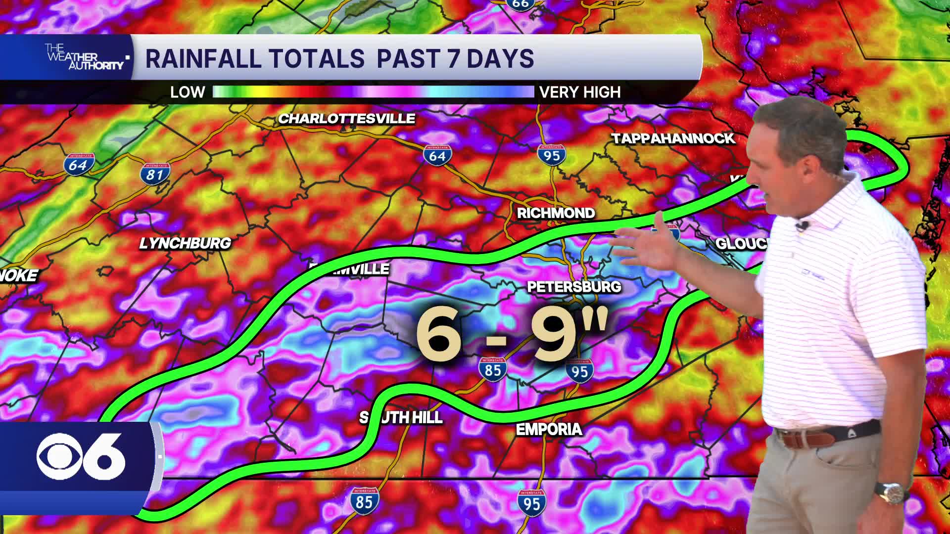 Drought monitor update: These parts of Virginia saw 6-9 inches of rain