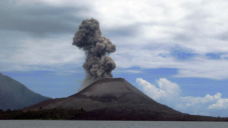 Anak Krakatau is rumbling again over the Sunda Strait — the restless ...