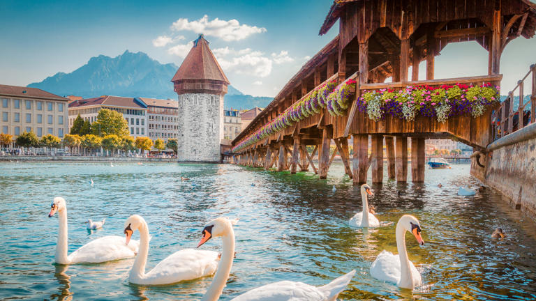 In Switzerland, this enchanting lakeside town could have been dreamed ...