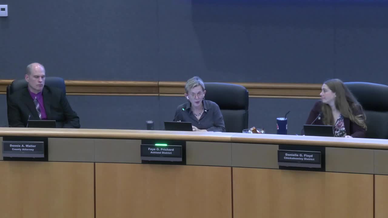 Hanover supervisor Faye Prichard discusses Hanover data center project