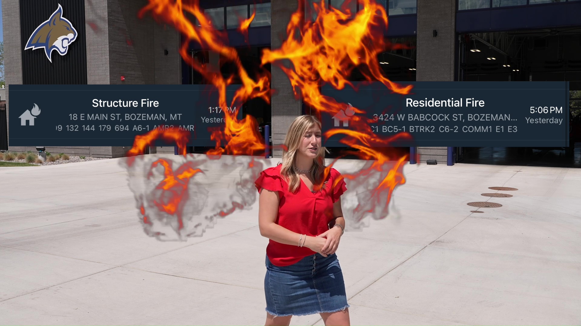 Lightning strike sparks house fire in Bozeman