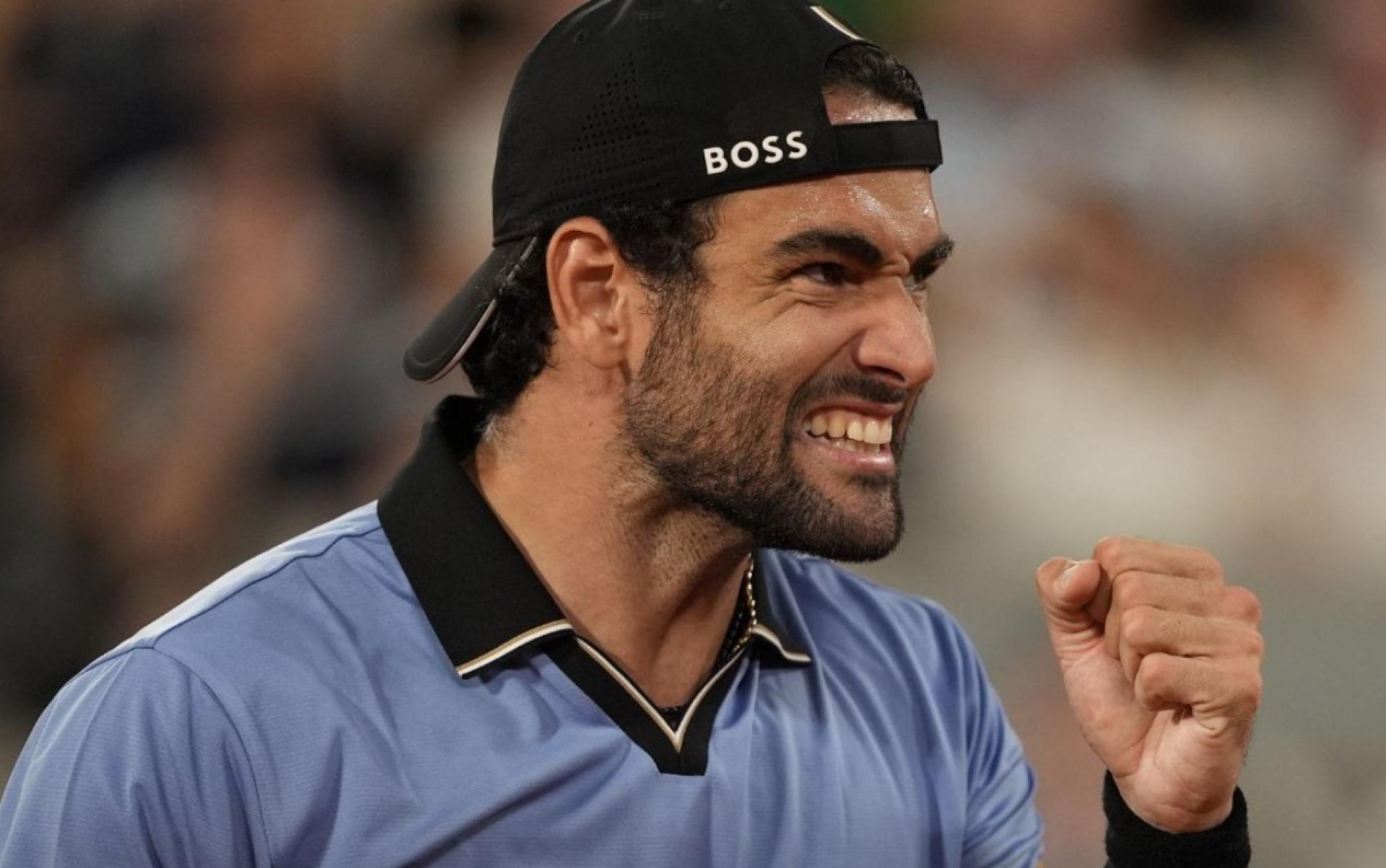 Roland Garros - Un grande Matteo Berrettini batte Rinderknech ...