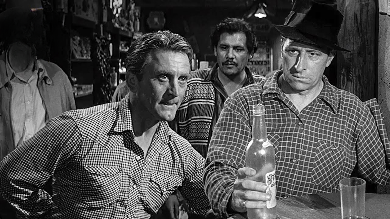 Bar fight showdown (Kirk Douglas scene) | Lonely Are the Brave