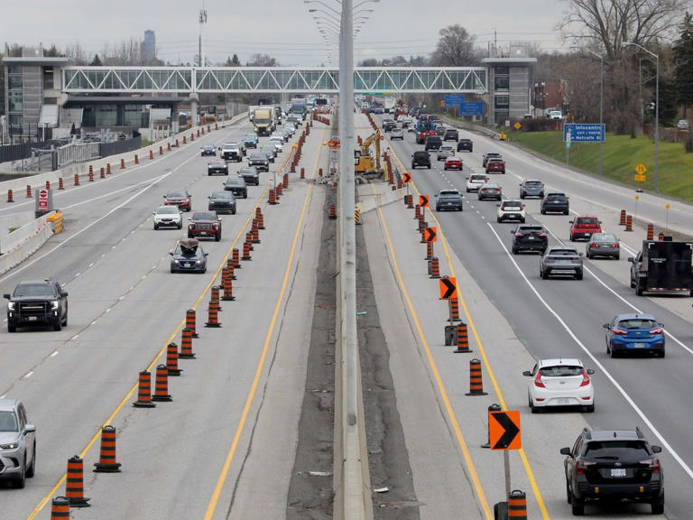 Highway 417 construction in Ottawa is now butting into Nepean