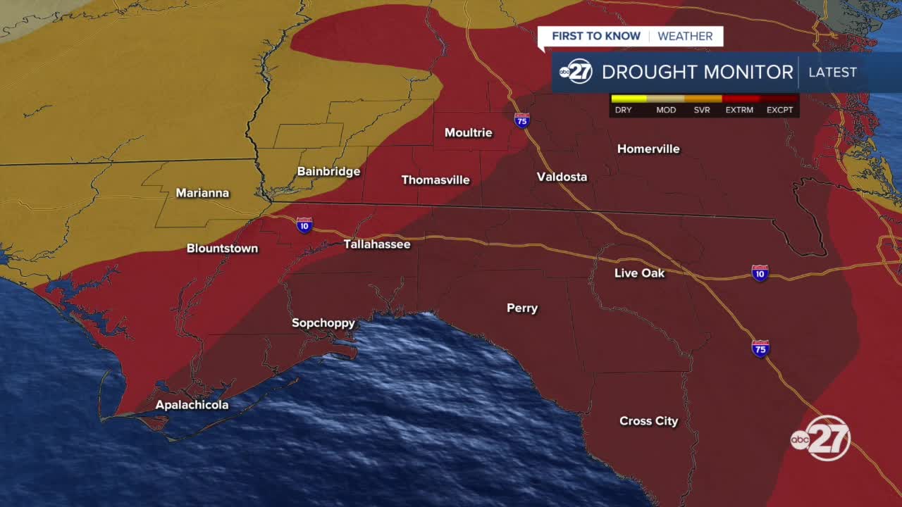 Recent rainfall bringing drought relief across the area