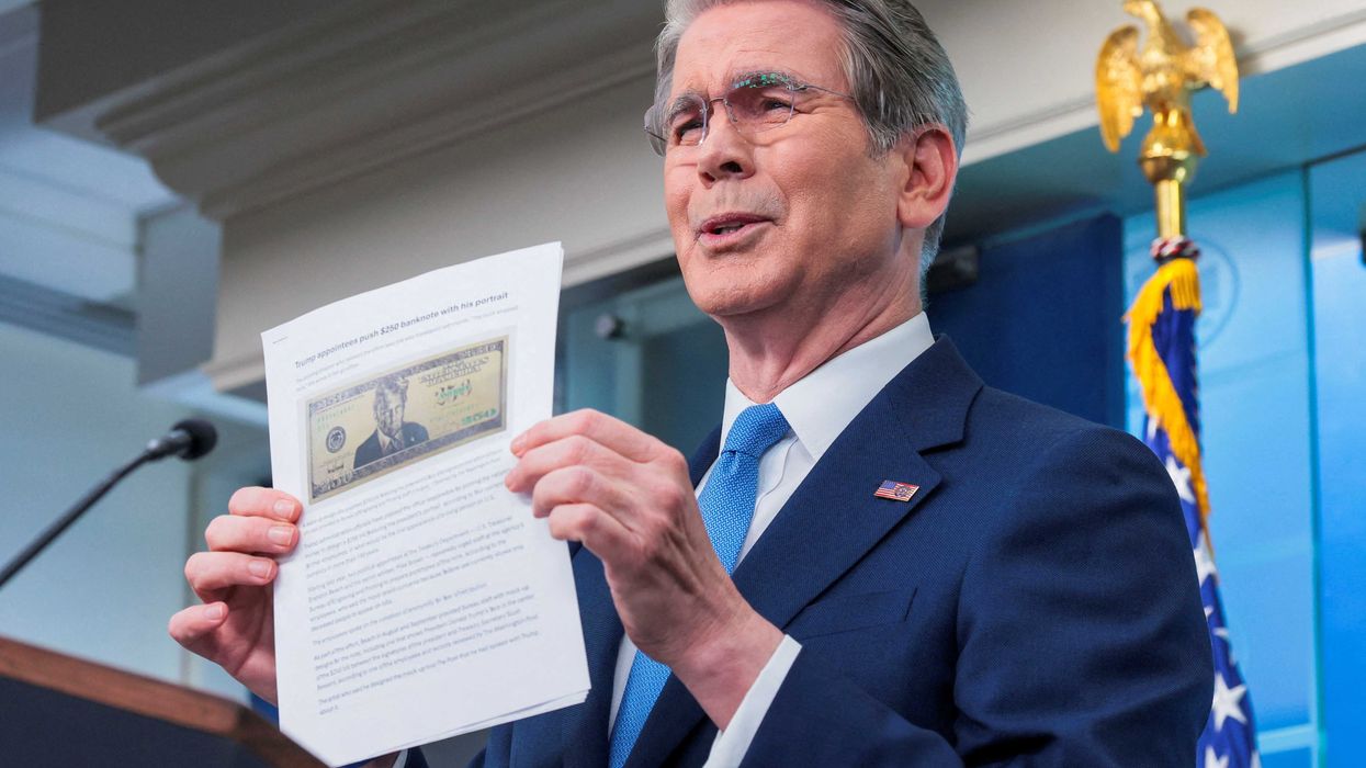 Scott Bessent's defense of putting Trump's face on a $250 bill appalls ...