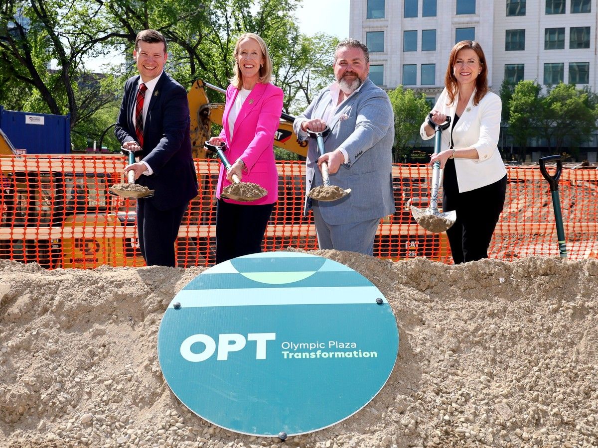 Ceremonial sod-turning celebrates work on Olympic Plaza transformation ...