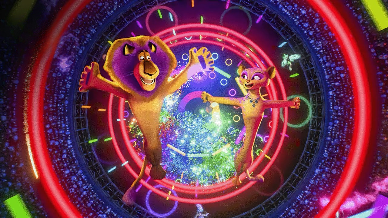 London circus spectacular set to Katy Perry's 'Firework' | Madagascar 3 ...