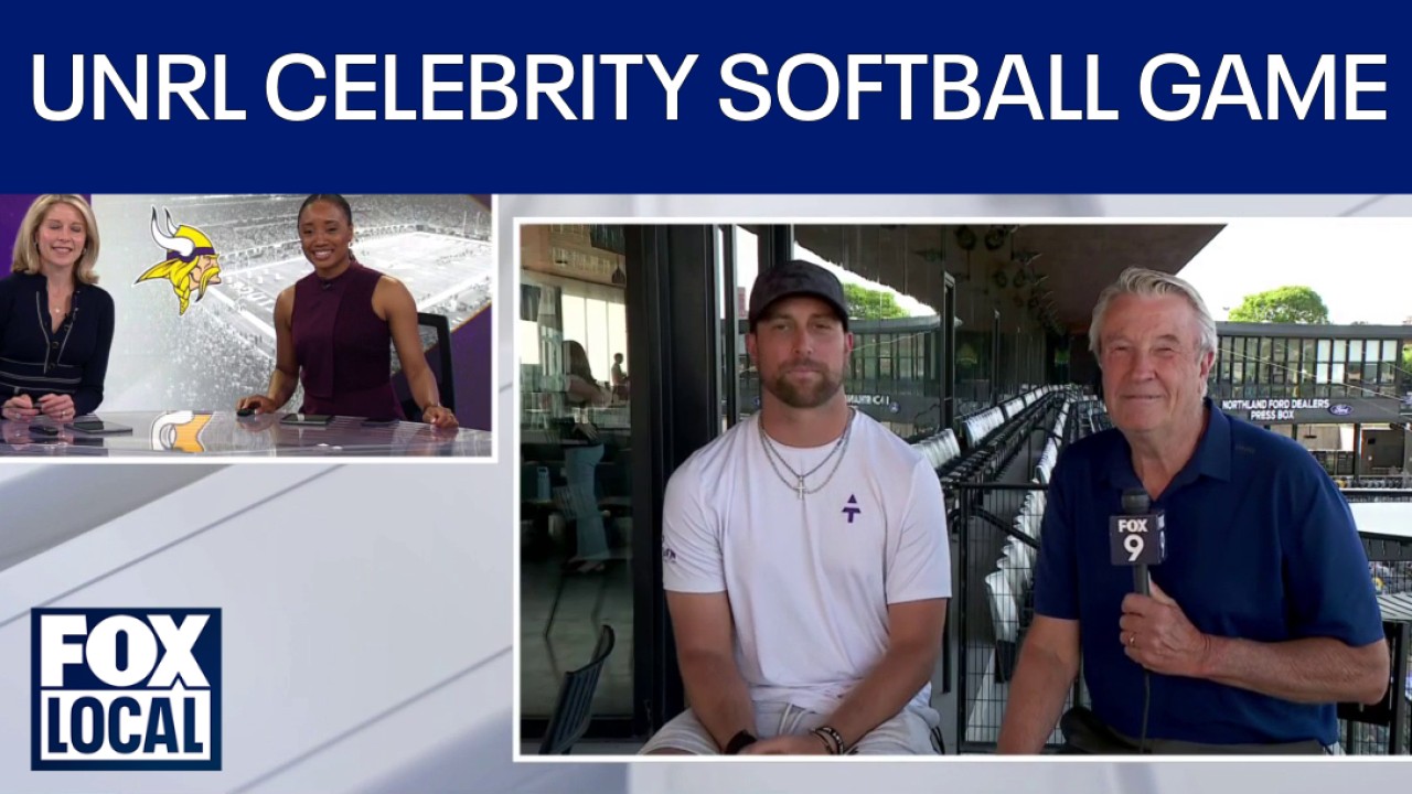 Adam Thielen hosts UNRL celebrity softball game at CHS Field