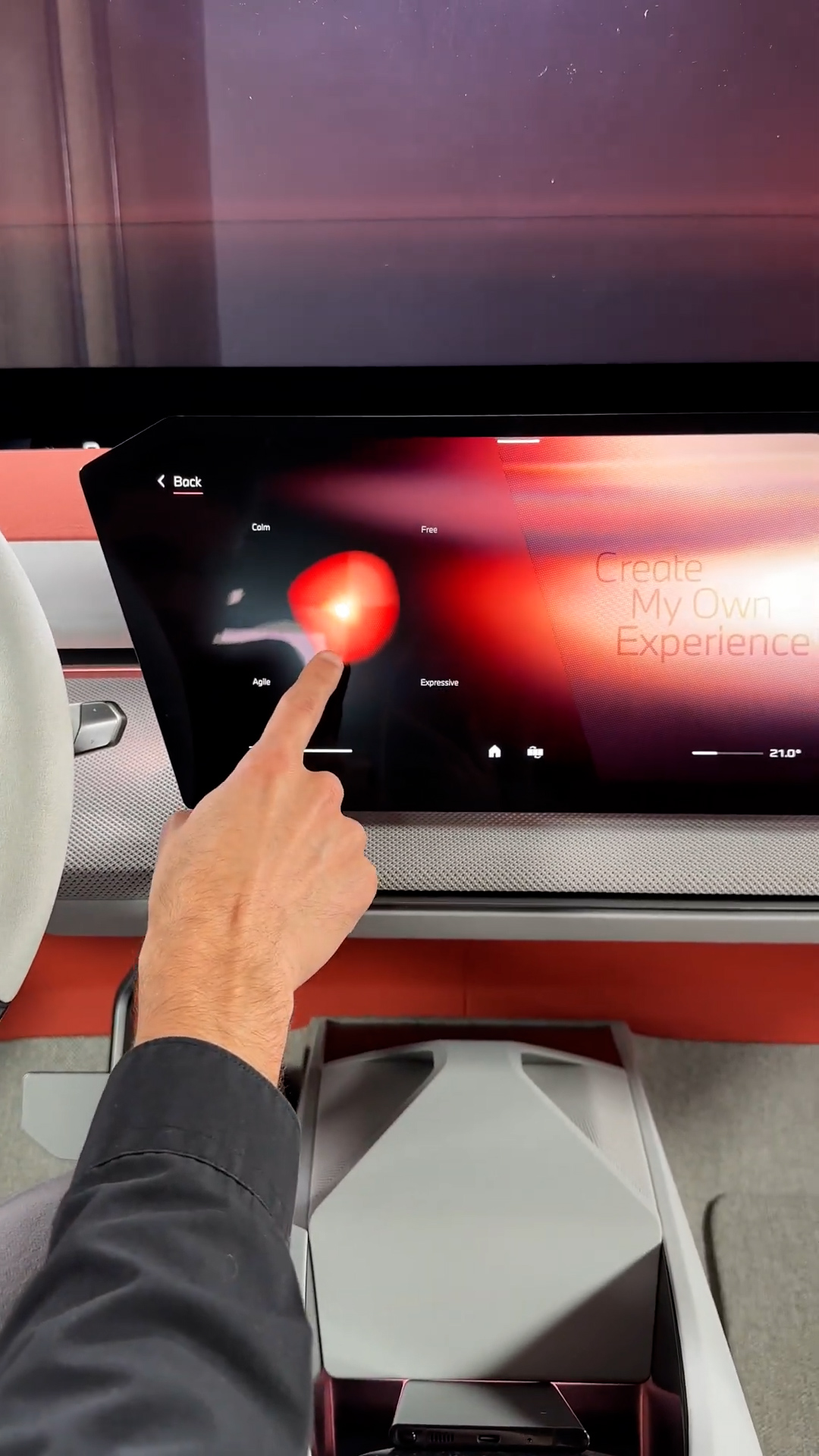 BMW iX3 driving sound settings