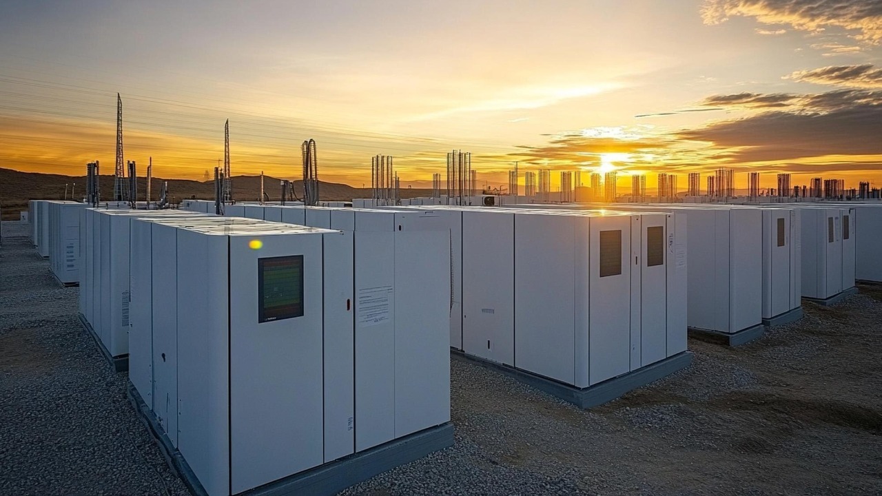 A utility just began building a giant grid battery on the bones of a ...