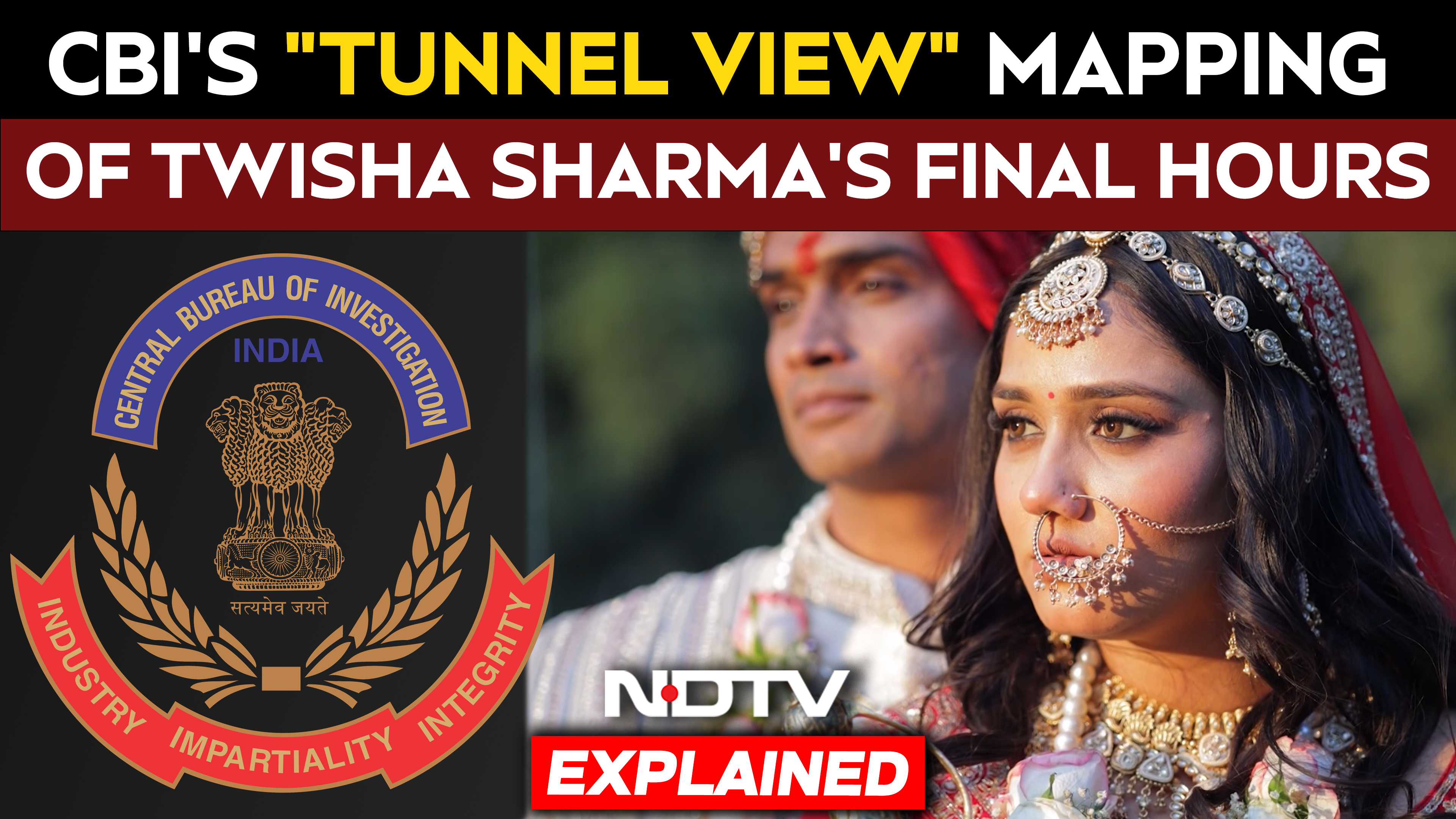Twisha Sharma latest update | Inside CBI's tunnel view mapping of ...