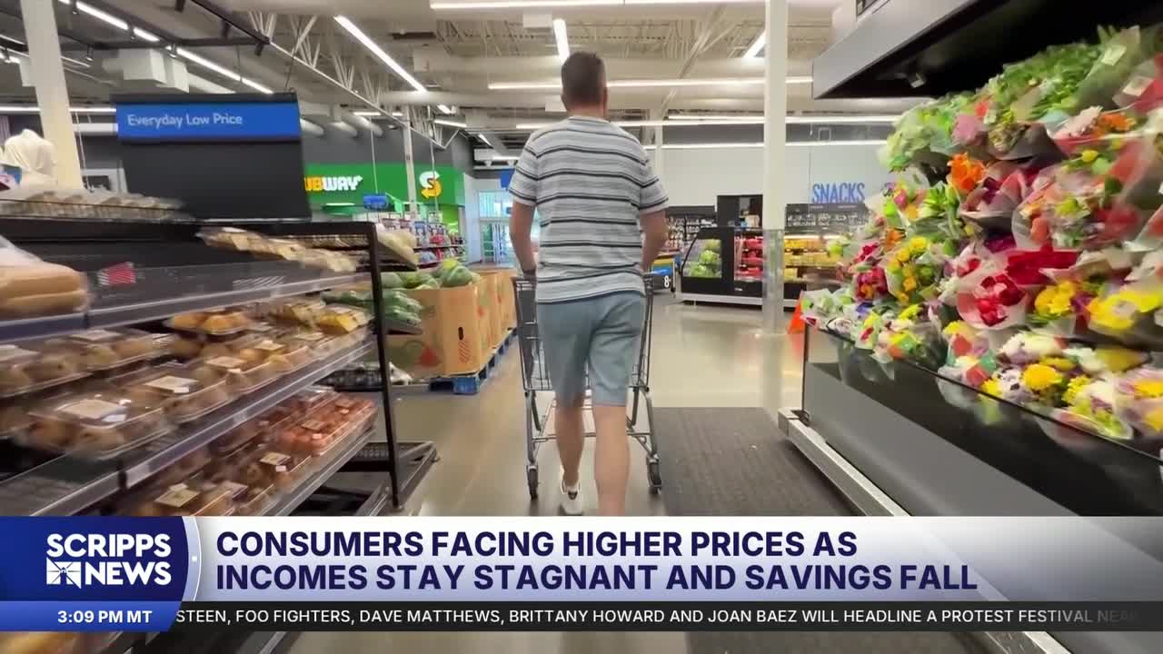 Persistent inflation drives higher prices as incomes stay stagnant
