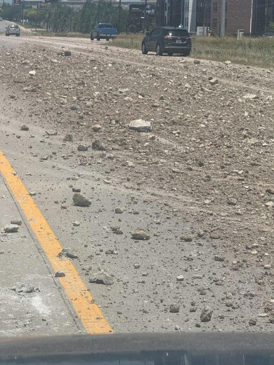All lanes closed due to gravel spill on State Highway 71 in southeast ...