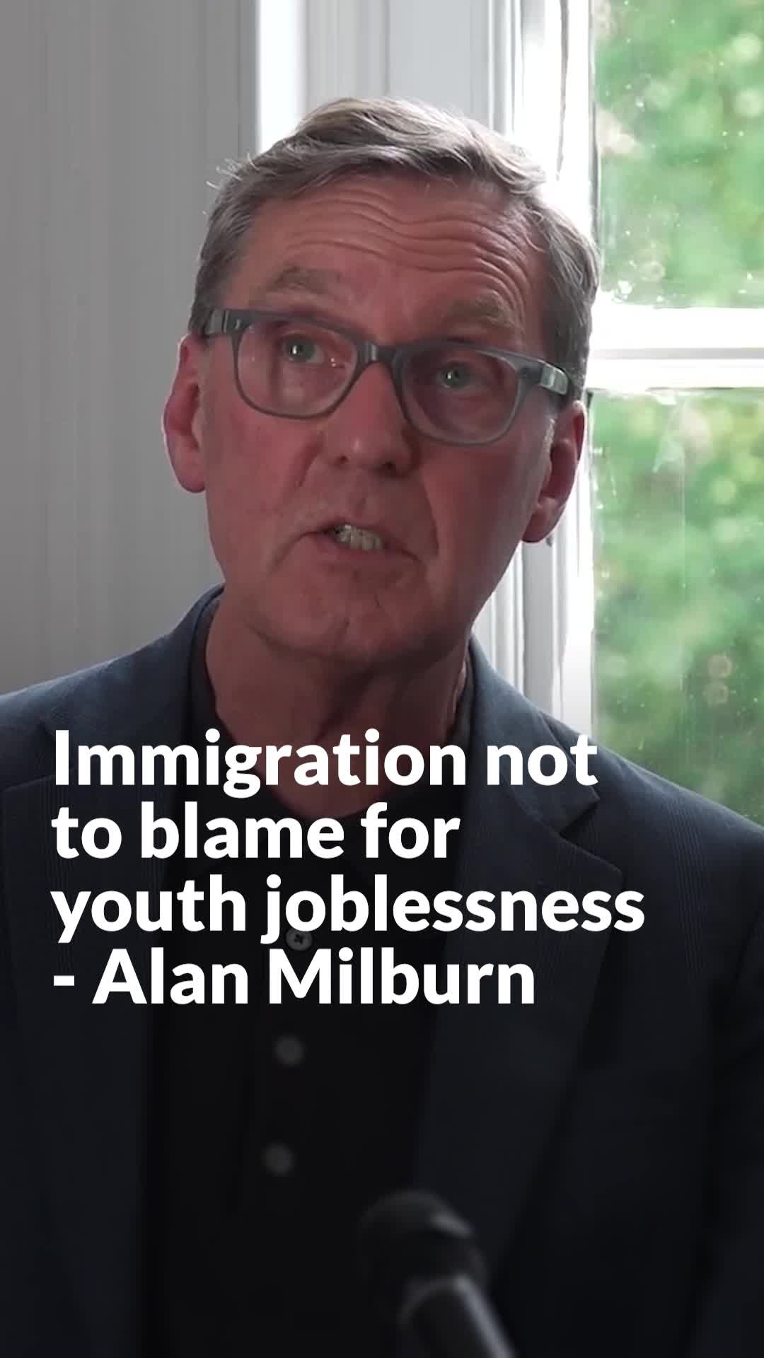 Immigration not to blame for youth joblessness, says Alan Milburn