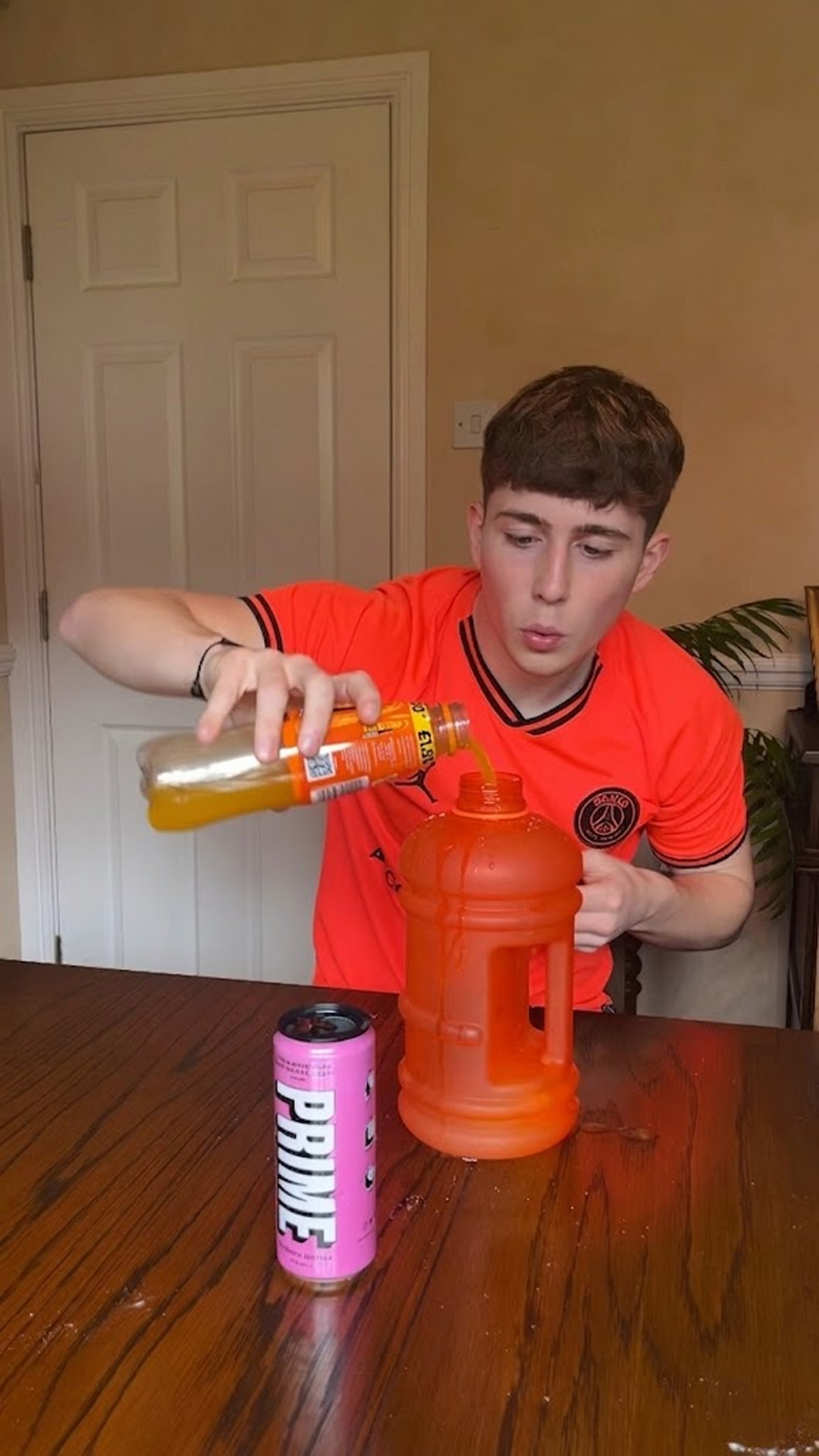 POV footballers making the most diabolical pregame drink